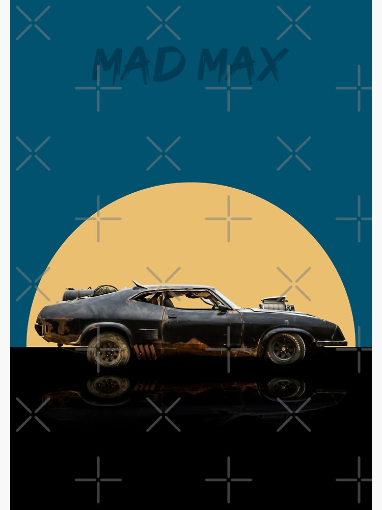 "Mad Max car" Sticker for Sale by RaymondDiaz | Redbubble