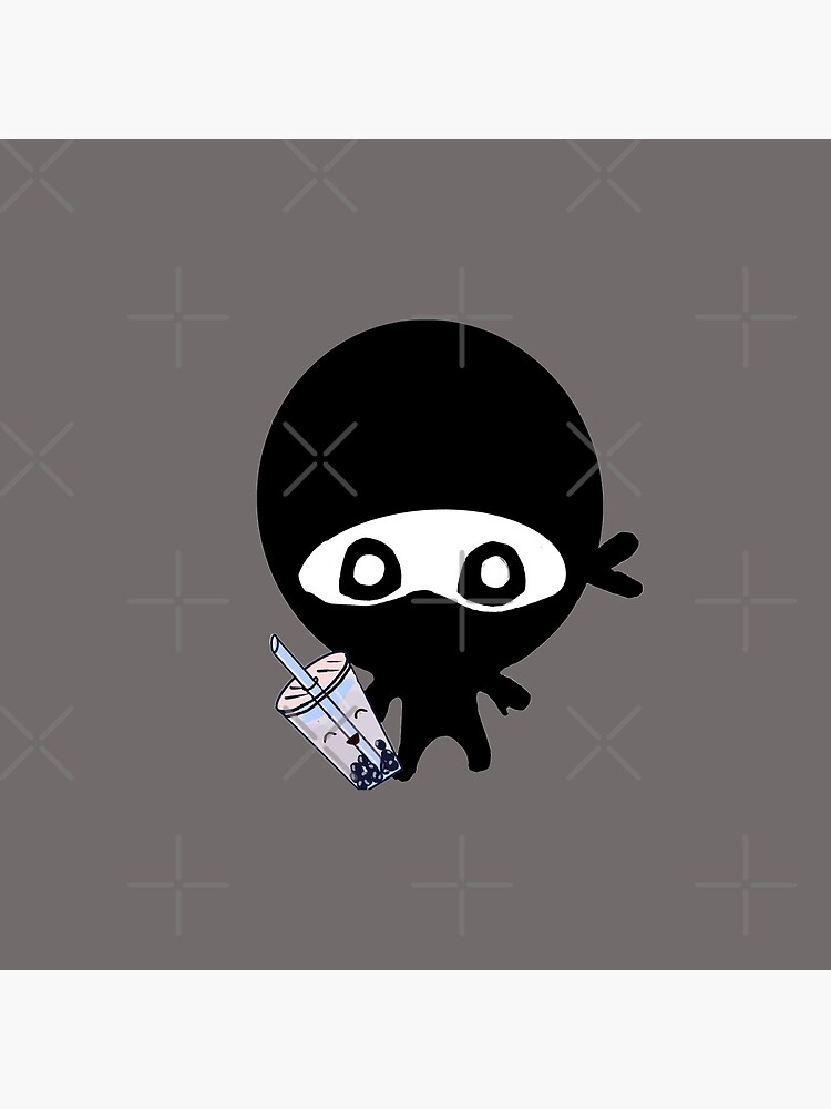 "Boba Bubble Tea Ninja " Throw Pillow by TreNinja | Redbubble