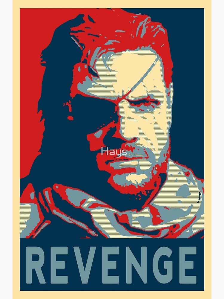 "Big Boss for President - Metal Gear Soild V" Art Print for Sale by ...