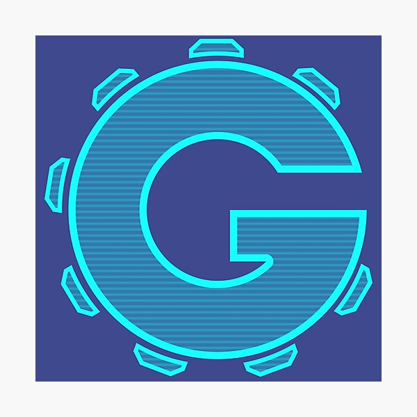 "Gadgetron Hologram Logo" Photographic Print by dogheadstudio | Redbubble