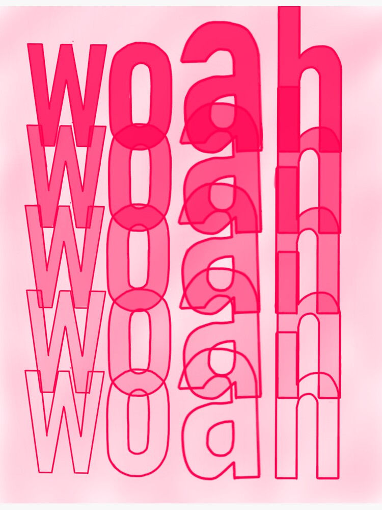 "Woah Sticker" Sticker for Sale by someStickers48 | Redbubble