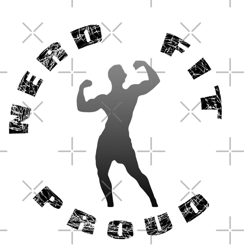 "nerd fit proud gym, fitness, yoga, bodybuilding, crossfit" by Fit ...