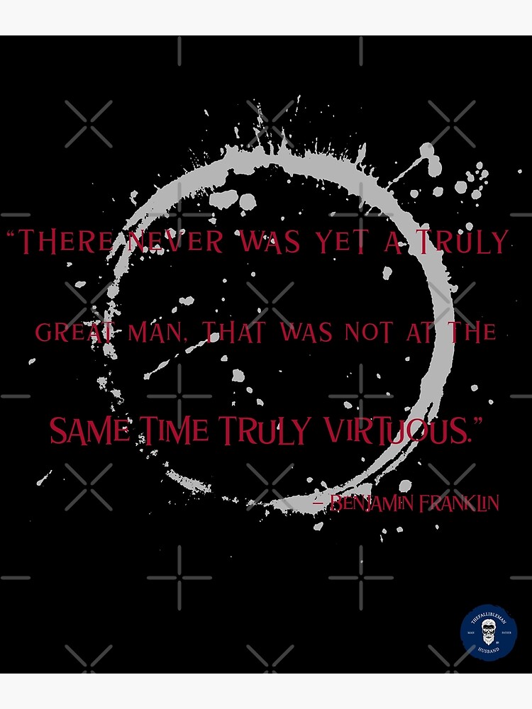 Fallible Man Quotes Benjamin Franklin Premium Matte Vertical Poster ...