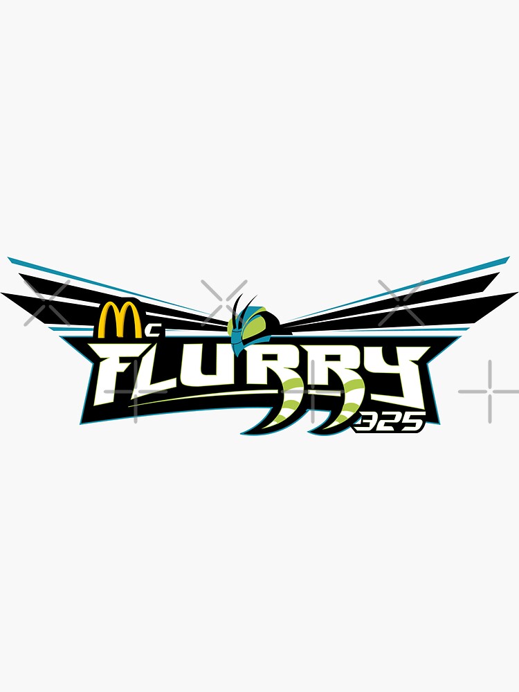 "McFlurry 325 Logo Carowinds" Sticker for Sale by iflcoasters | Redbubble