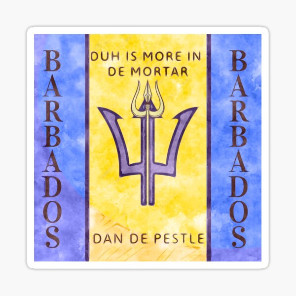 "Barbados Quotes" Sticker by Danyell369 | Redbubble