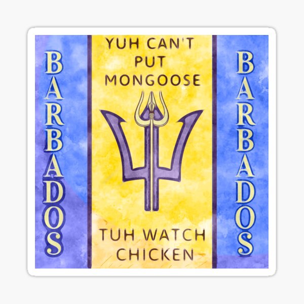 "Barbados Quotes" Sticker by Danyell369 | Redbubble