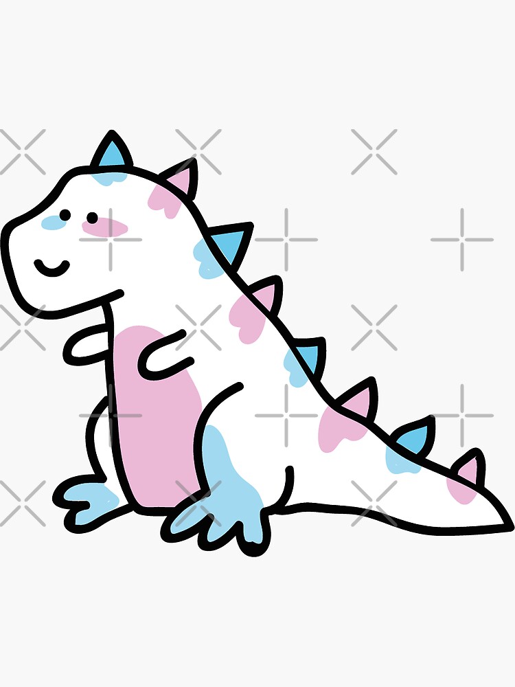 "transaurus" Sticker for Sale by TeaBag114 | Redbubble