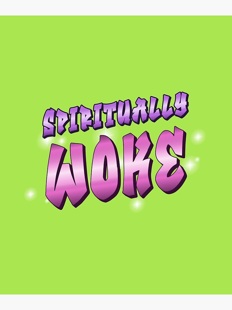 "Spiritually Woke" Photographic Print by purplebatstudio | Redbubble