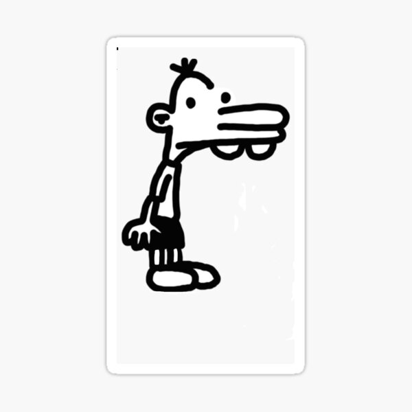 "Manny. Manny from Diary of a Wimpy Kid." Sticker by LunaArt12 | Redbubble