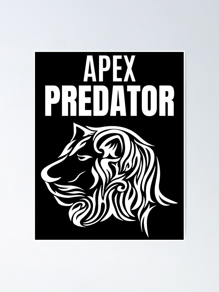 "Apex Predator - lion" Poster for Sale by RIVEofficial | Redbubble