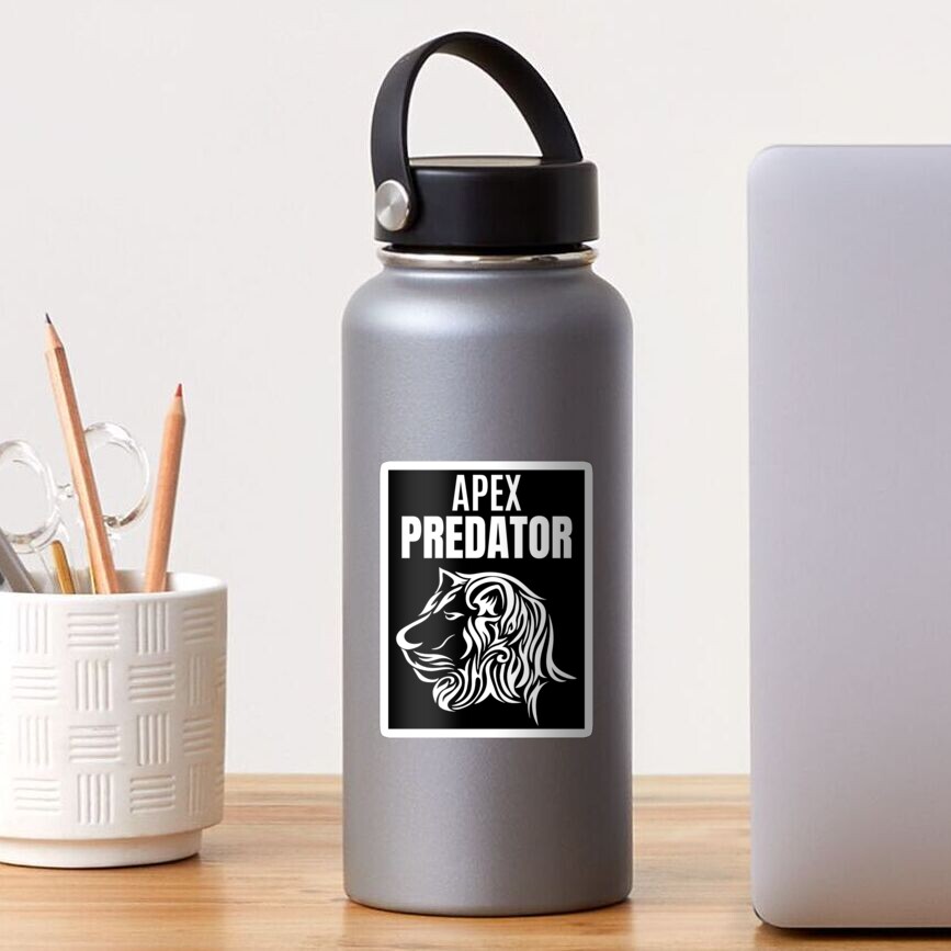 "Apex Predator - lion" Sticker for Sale by RIVEofficial | Redbubble