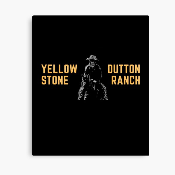 Yellowstone Dutton Ranch Logo Canvas Prints | Redbubble