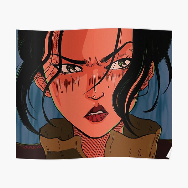 Phoenix Queen Azula Poster For Sale By Oakai Redbubble