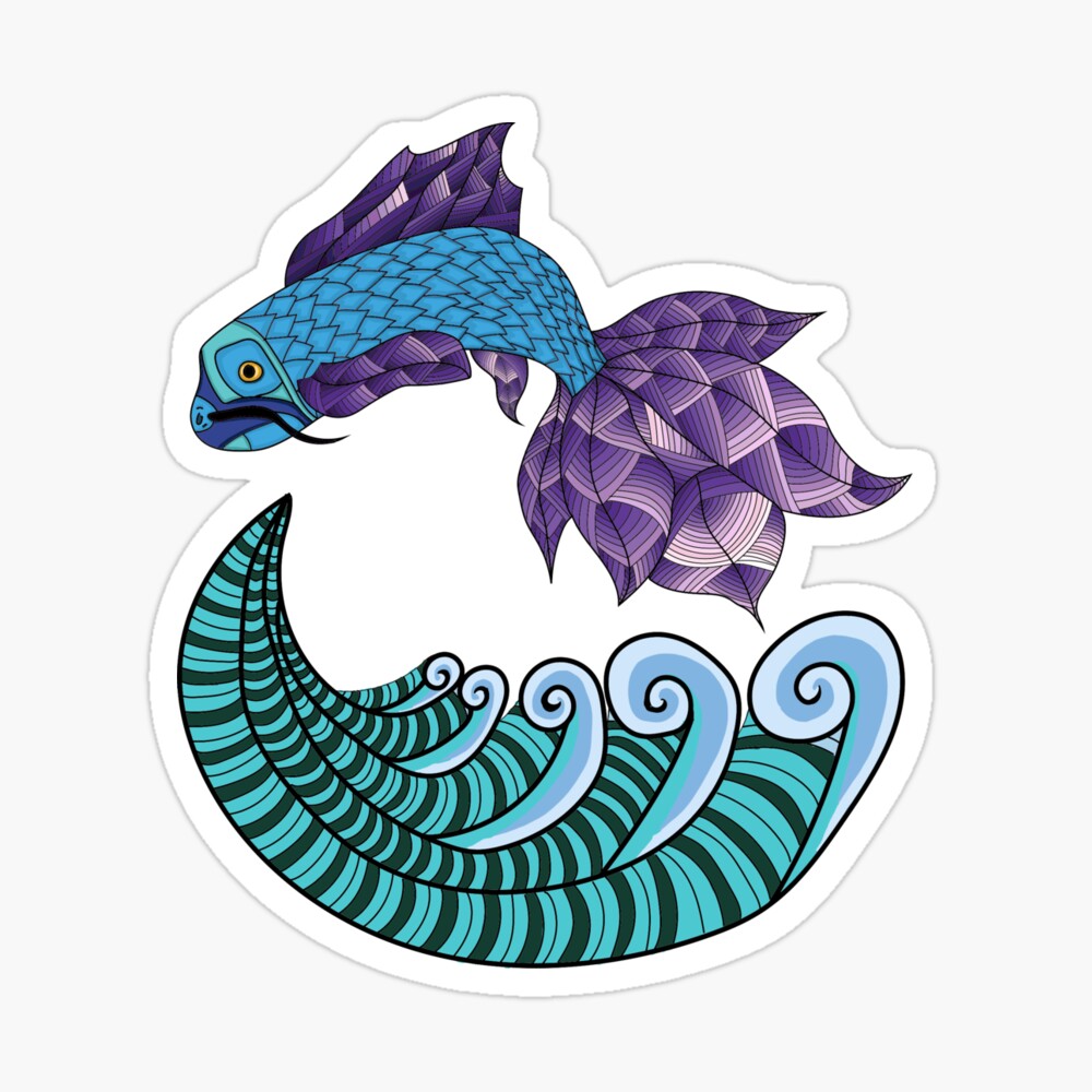 Louis The Fish" Greeting Card For Sale By Birthe3 Redbubble | atelier ...