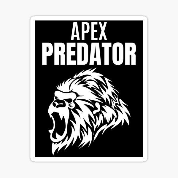 "Apex Predator - gorilla" Sticker by RIVEofficial | Redbubble