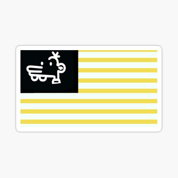 The Manny Flag Stickers | Redbubble
