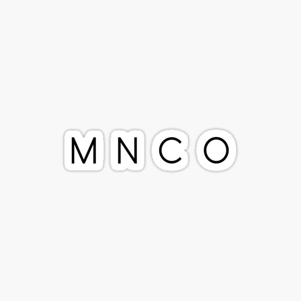 ""mnco"" Sticker for Sale by Maximilienmnco | Redbubble