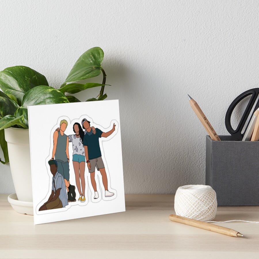 "Outer Banks friend group" Art Board Print for Sale by norah216 | Redbubble