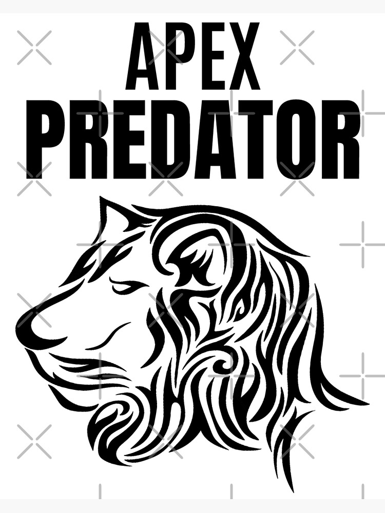 "Apex Predator - lion" Poster for Sale by RIVEofficial | Redbubble