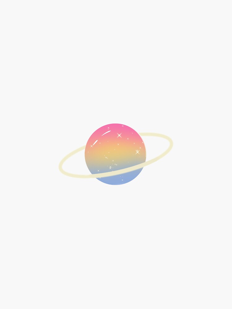 "Pastel Pansexual Pride Planet" Sticker for Sale by Sam-makes-stuff ...