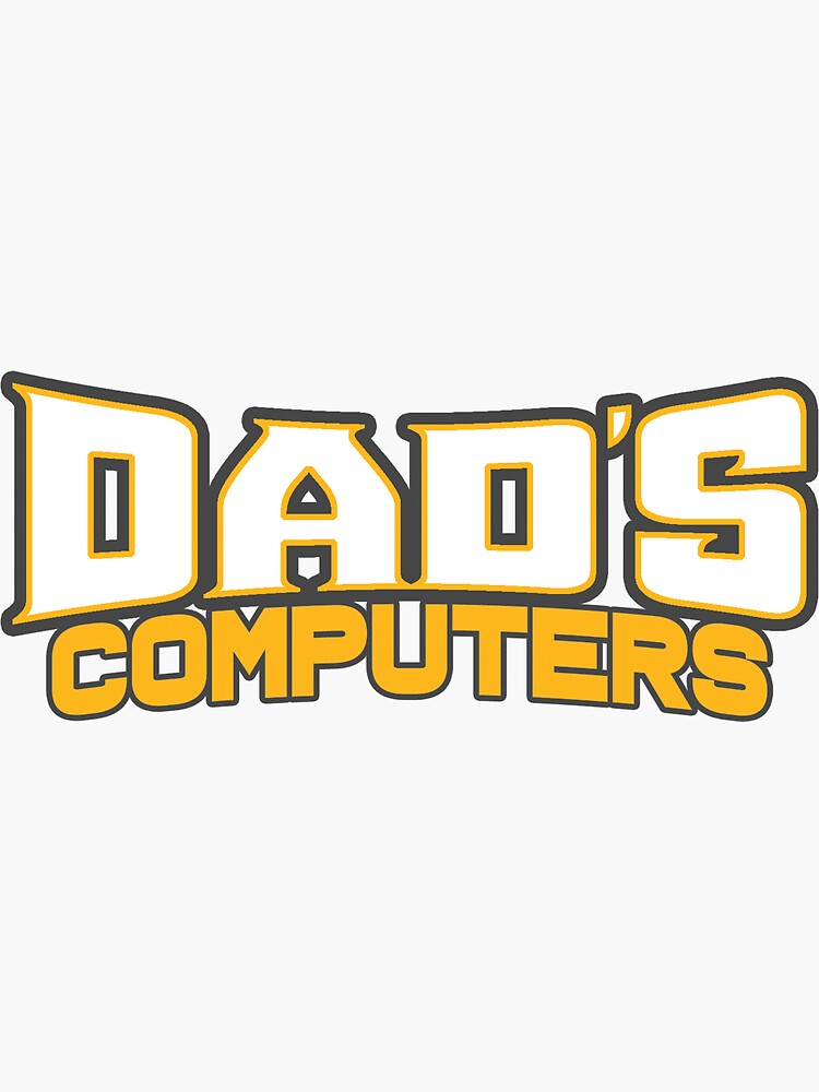 "Dad's Computers 2019" Sticker for Sale by shibby917 | Redbubble