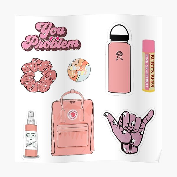 "Pink Vsco pack" Poster by norah216 | Redbubble
