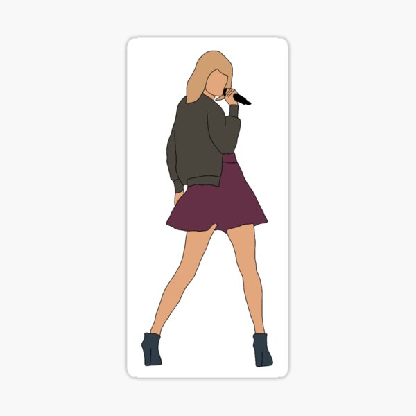 "taylor 1989 outline" Sticker for Sale by maeveroarty | Redbubble