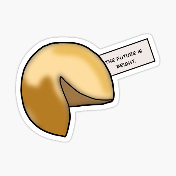 "Fortune cookie" Sticker by emtursch12 | Redbubble