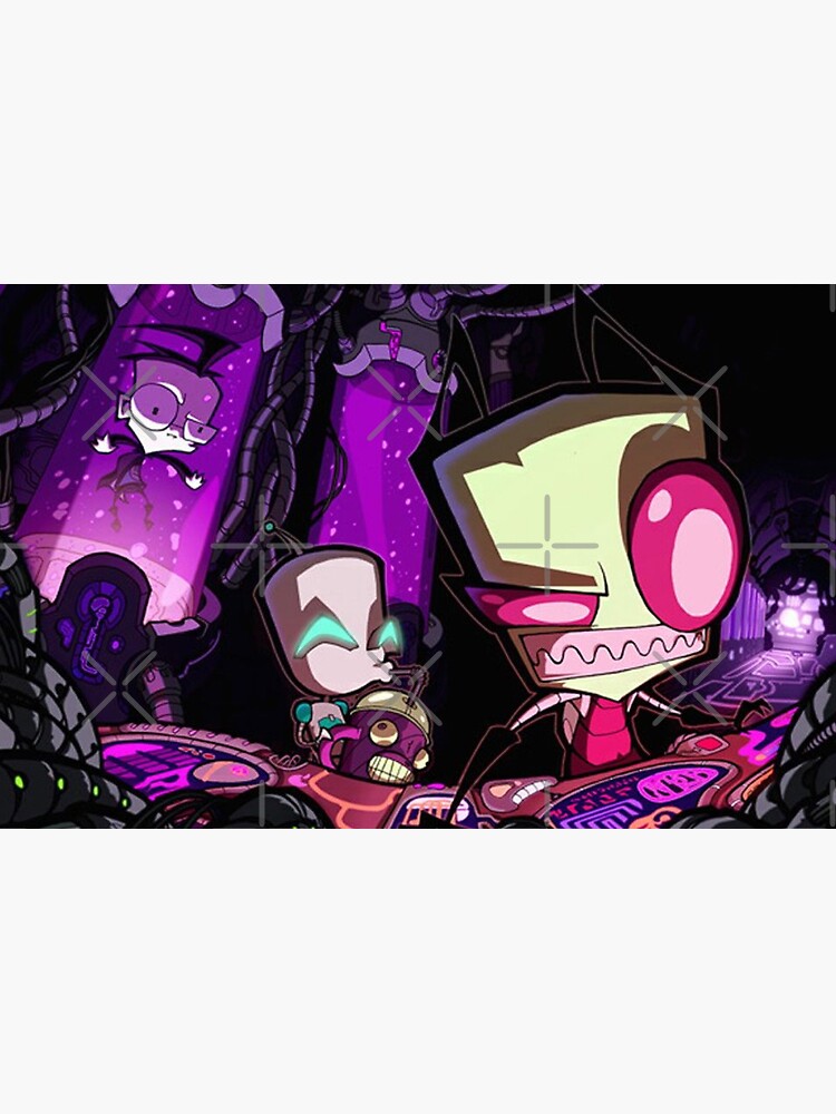 "Invader Zim accessories" Zipper Pouch for Sale by alcomac | Redbubble