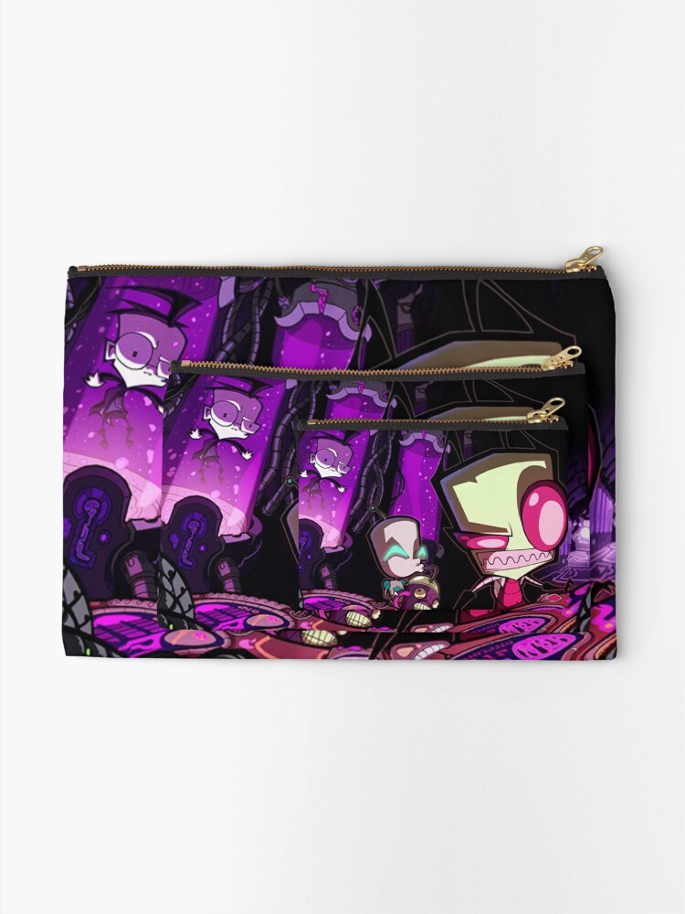 "Invader Zim accessories" Zipper Pouch for Sale by alcomac | Redbubble
