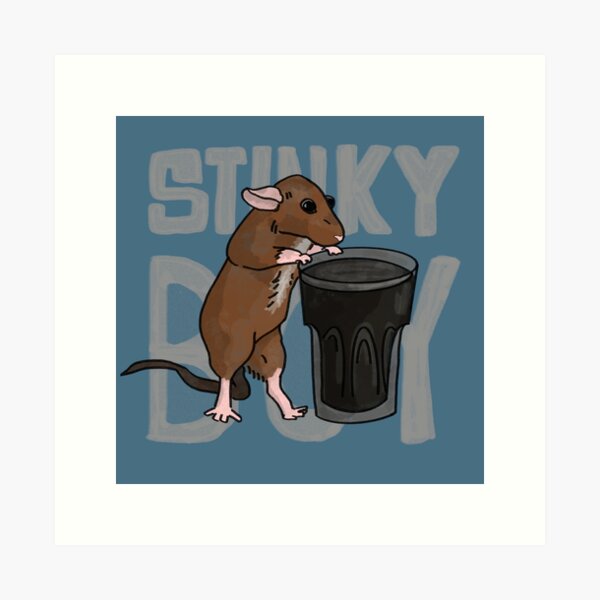 Stinky Rat Art Prints For Sale Redbubble | atelier-yuwa.ciao.jp