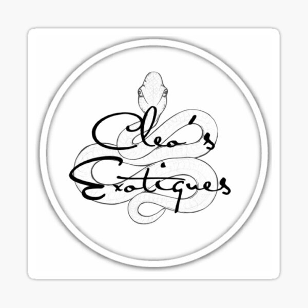 "Cleo's Exotiques instagram logo" Sticker by bubbaclez | Redbubble