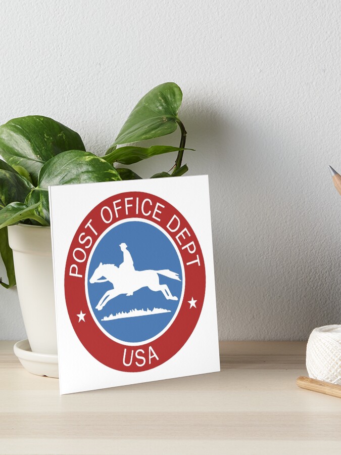 "Vintage Old School Parcel Courier Seal Classic United States Postal ...
