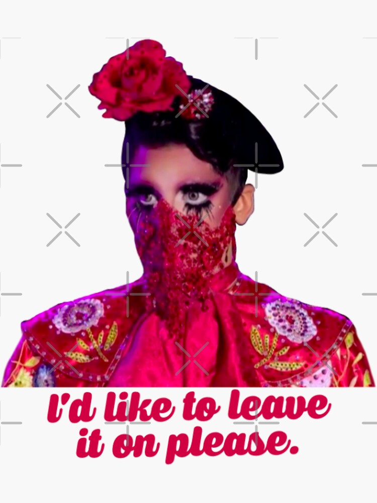 "Valentina I’d like to leave it on please meme" Sticker for Sale by ...