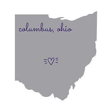 "Columbus, Ohio" Sticker for Sale by abigailbaughan | Redbubble
