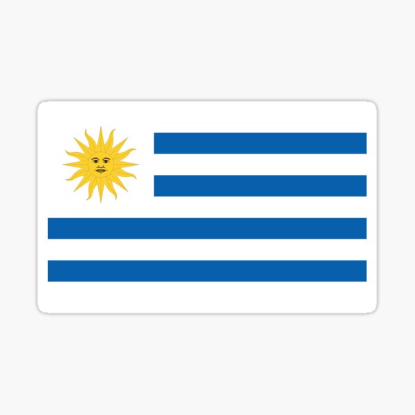 "Flag of Uruguay, Uruguayan flag" Sticker by CasaLatina | Redbubble