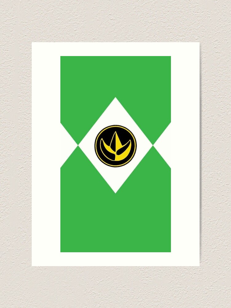 "Mighty Morphin Power Rangers Green ranger mask" Art Print by razorhead ...