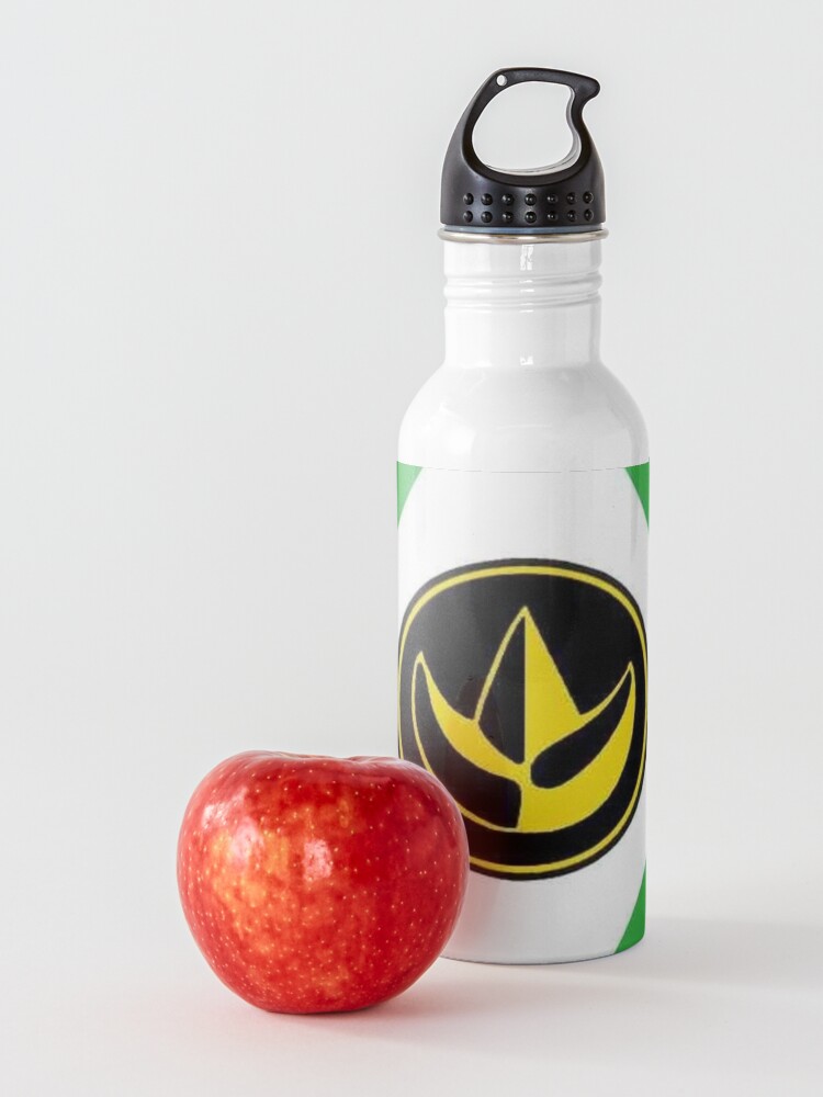 "Mighty Morphin Power Rangers Green ranger mask" Water Bottle by ...