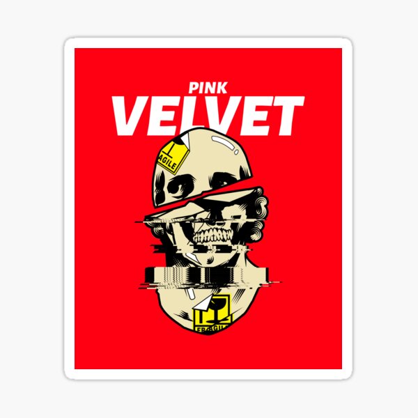 "Pink Velvet" Sticker for Sale by AladdinMktgs | Redbubble