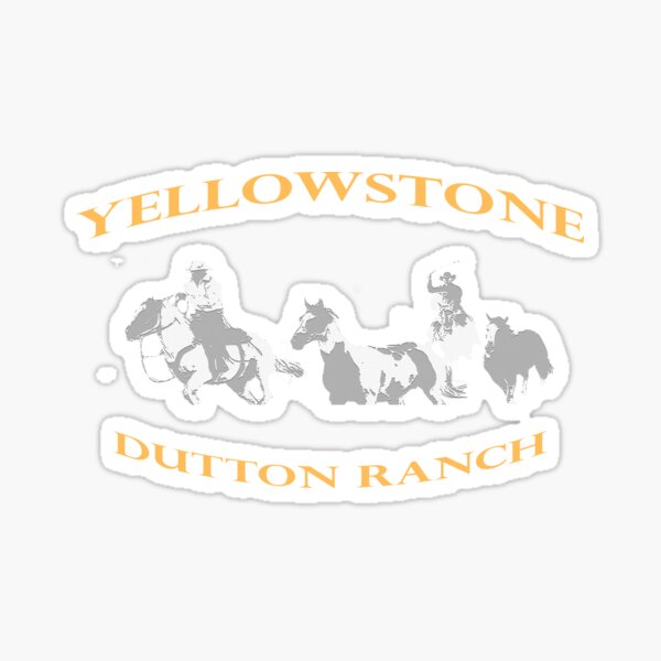 Dutton Ranch Yellowstone Logo Stickers | Redbubble