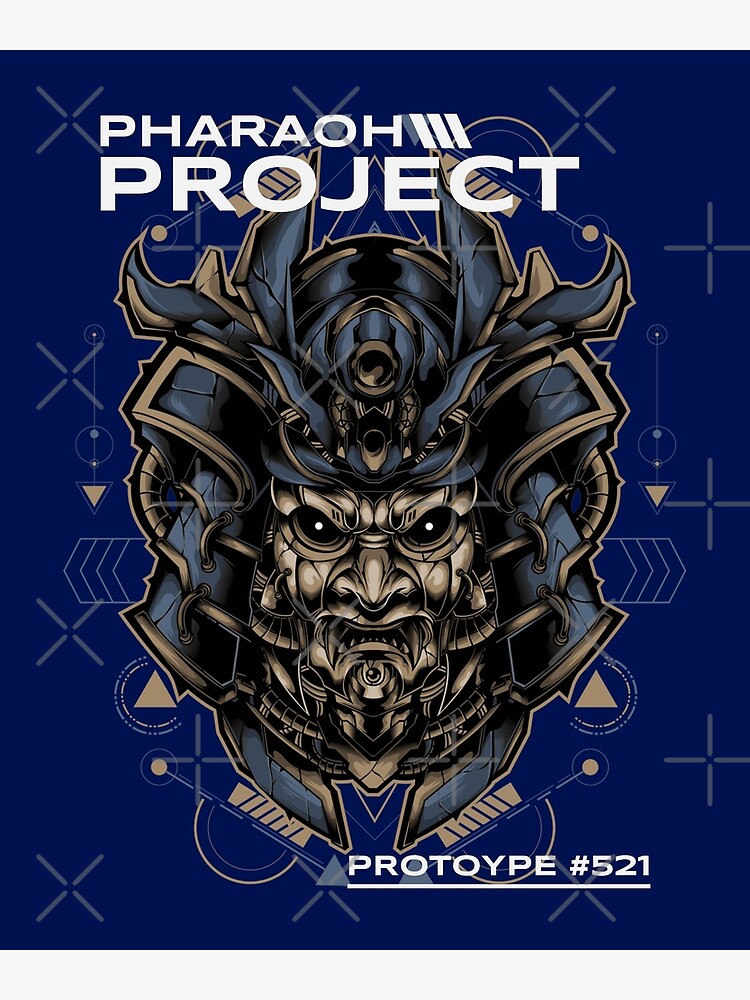 "Pharaoh project Mecha samurai robot Mengu men yoroi samurai ronin mask ...