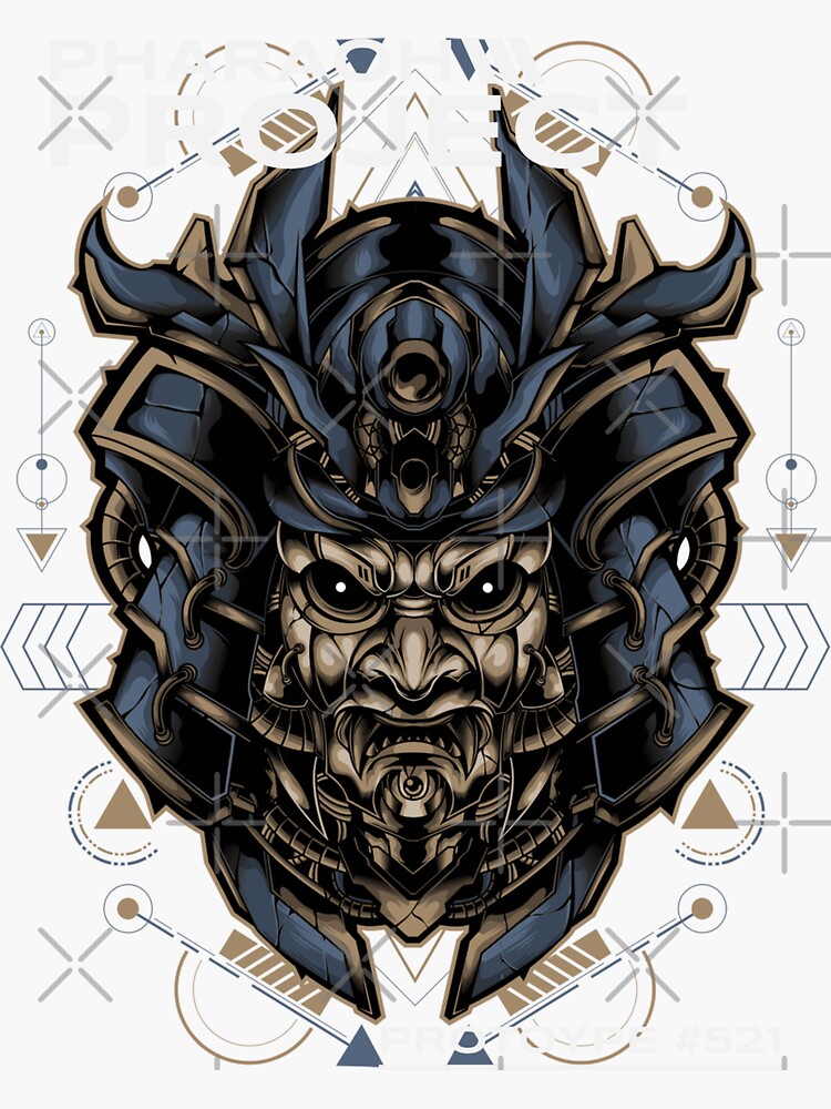 "Pharaoh project Mecha samurai robot Mengu men yoroi samurai ronin mask ...
