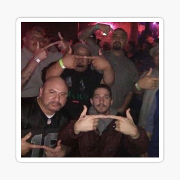 "shia labeouf do be shy doe " Sticker for Sale by conavira | Redbubble