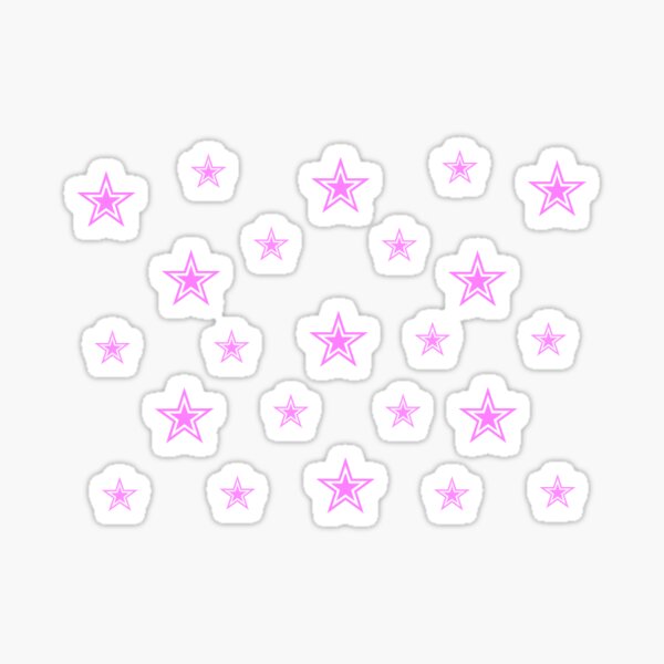 "Pink Star Sticker Pack " Sticker by mollywilliams11 | Redbubble