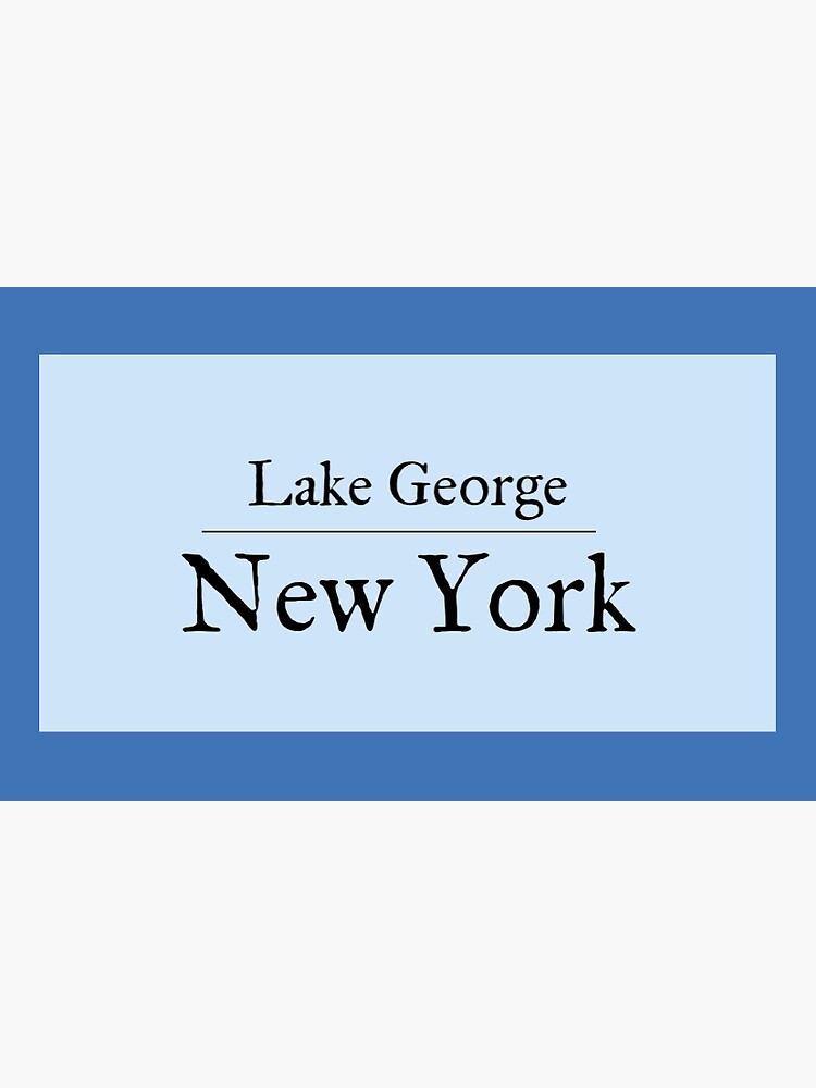 "Lake George, New York" Sticker for Sale by oliviaroedel | Redbubble