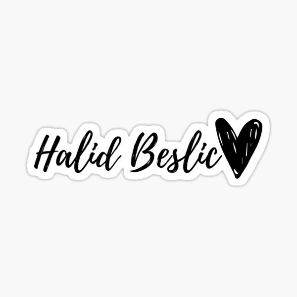 "Halid Beslic srce" Sticker for Sale by arisovsic19 | Redbubble
