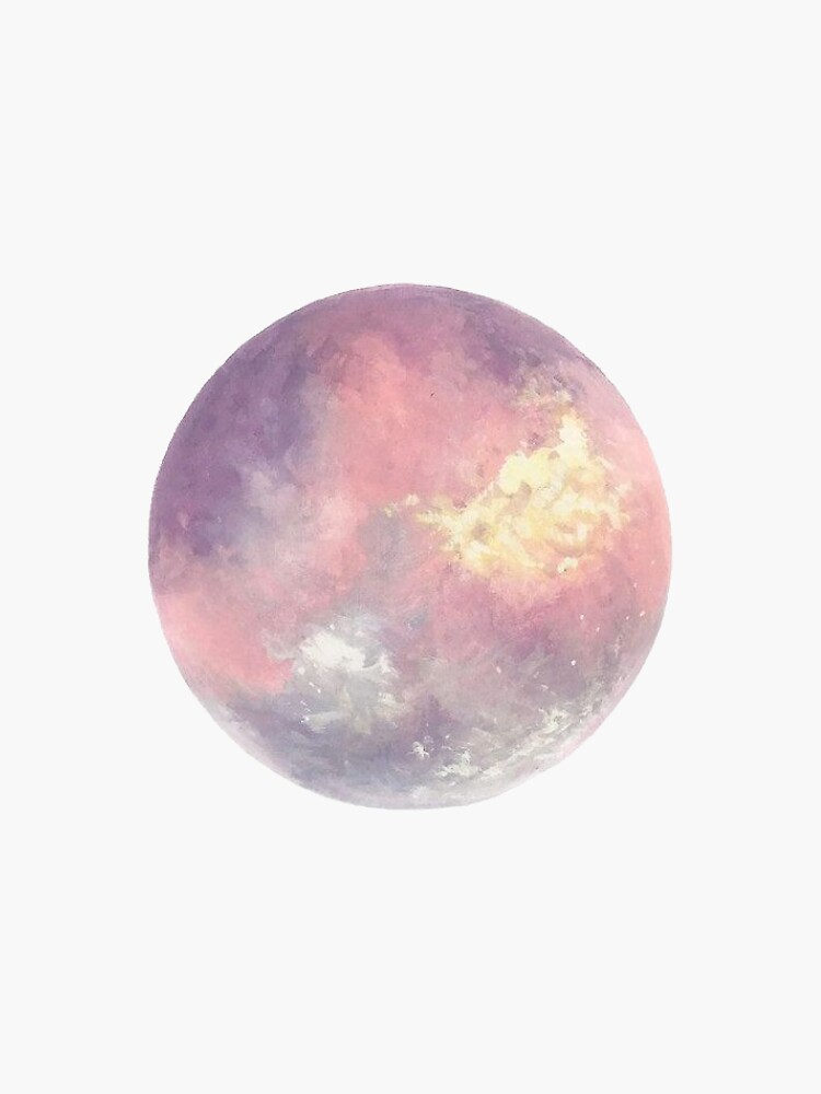 "aesthetic pink moon sticker pack" Sticker by flora12245 | Redbubble