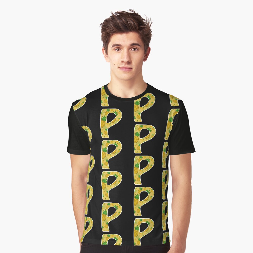 "Pineapple Monogram - Letter P" Sticker for Sale by dylanxh | Redbubble