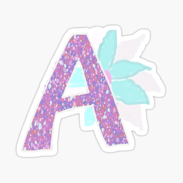 "Letter A" Sticker for Sale by ahopkin15 | Redbubble