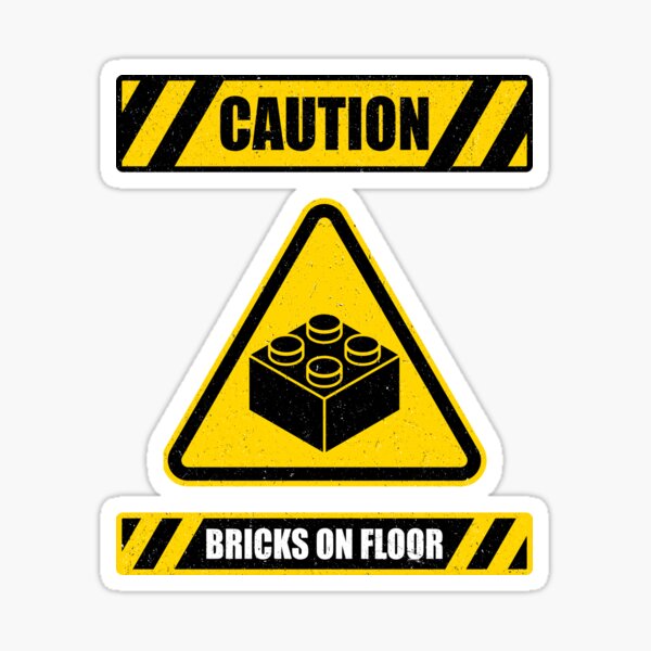 Lego Floor Stickers | Redbubble